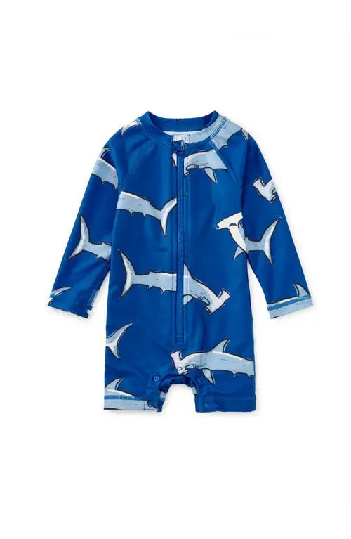 TEA COLLECTION Rash Guard Swimsuit - Hammerhead Sharks
