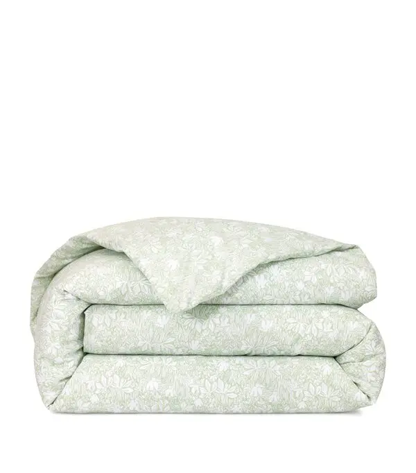 YVES DELORME Capri Amande Duvet Cover - Green