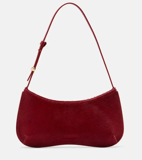 Jacquemus Bisou Calf Hair Shoulder Bag