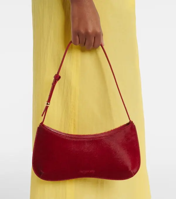 Jacquemus Bisou Calf Hair Shoulder Bag