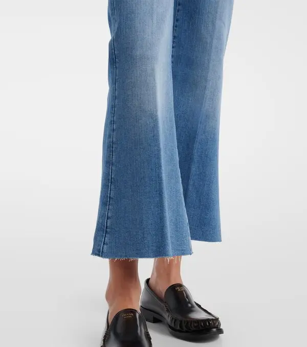7 For All Mankind Dojo Cropped Flared Jeans