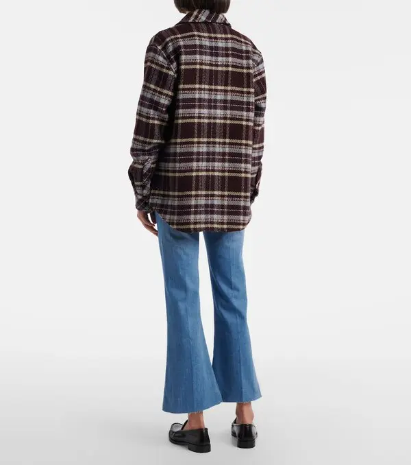 7 For All Mankind Dojo Cropped Flared Jeans