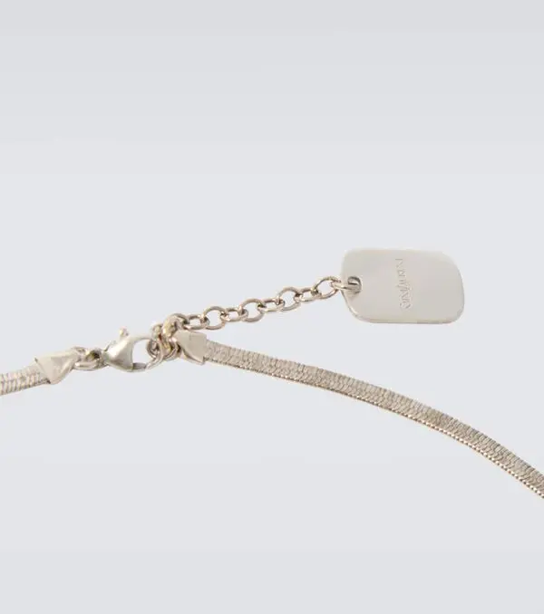 Saint Laurent Engraved Chain Necklace