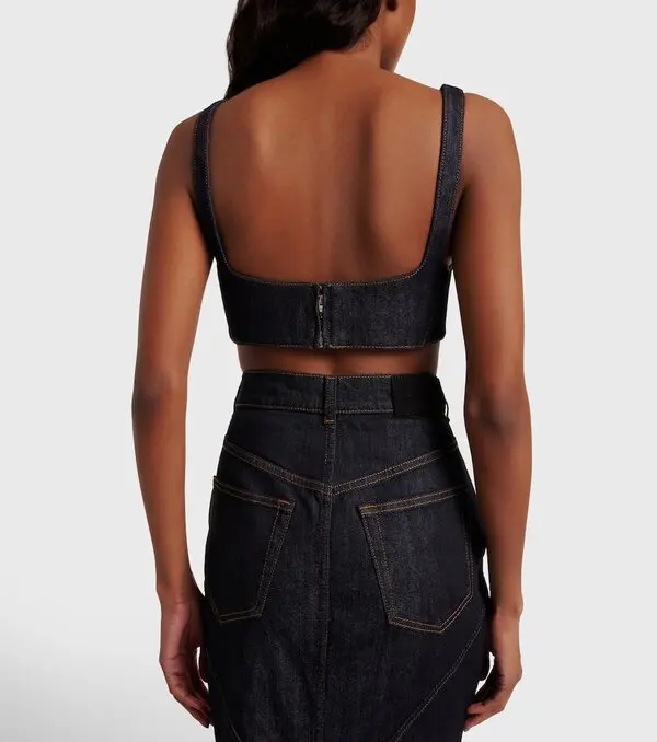 Givenchy Denim Bra Top