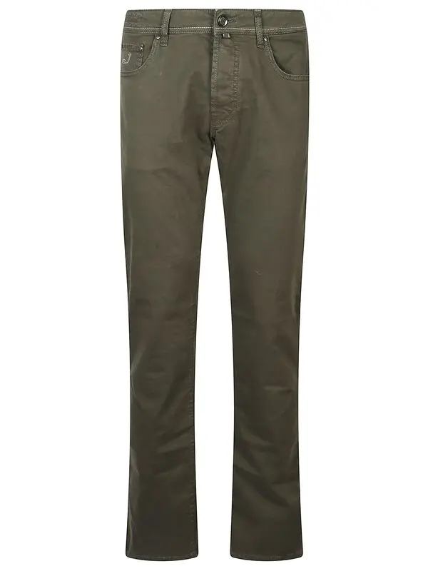 Jacob Cohen Skinny Trousers - Green