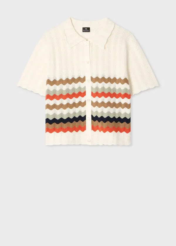 Paul Smith Zig Zag Stripe Knitted Top