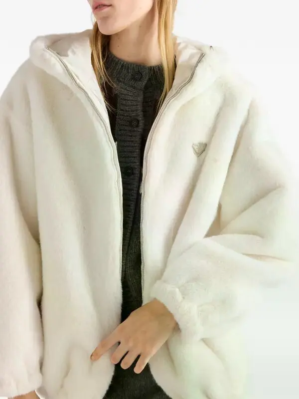 Prada Hooded Reversible Jacket - Neutrals
