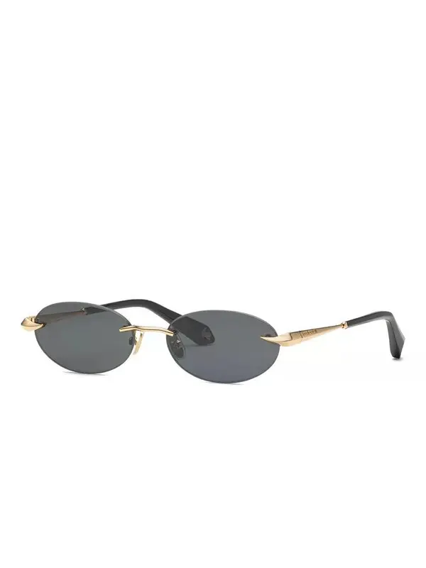 Roberto Cavalli Oval Rimless Sunglasses