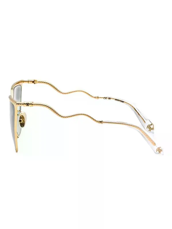 Roberto Cavalli Snake-effect Sunglasses