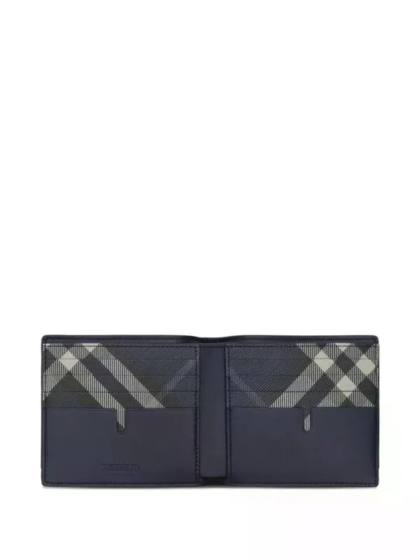 Burberry Pop Check Bifold Wallet
