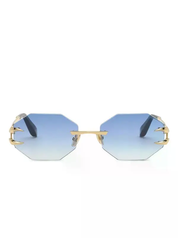 Roberto Cavalli Geometric Frame Sunglasses