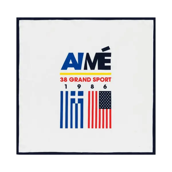Aimé Leon Dore 38-gs Offshore Bandana - White