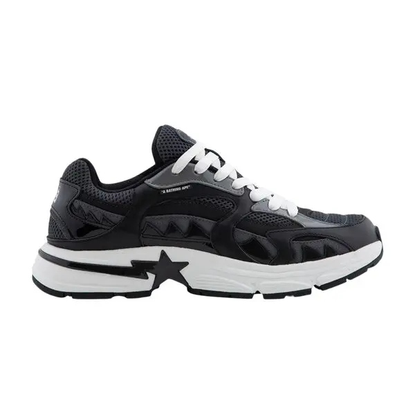 A BATHING APE Shark Sta #3 Sneakers - Black