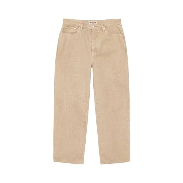 StÜssy Big Ol Needlepunch Canvas Jeans - Tan