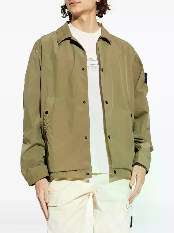Stone Island Buttoned Bomber Jacket