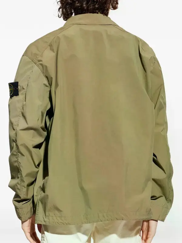 Stone Island Buttoned Bomber Jacket