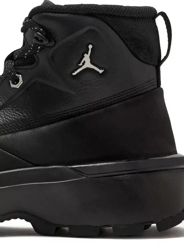 JORDAN City Logo Lace-up Boots - Black