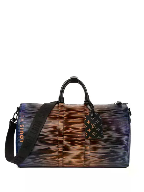 LOUIS VUITTON Striped Duffle Bag