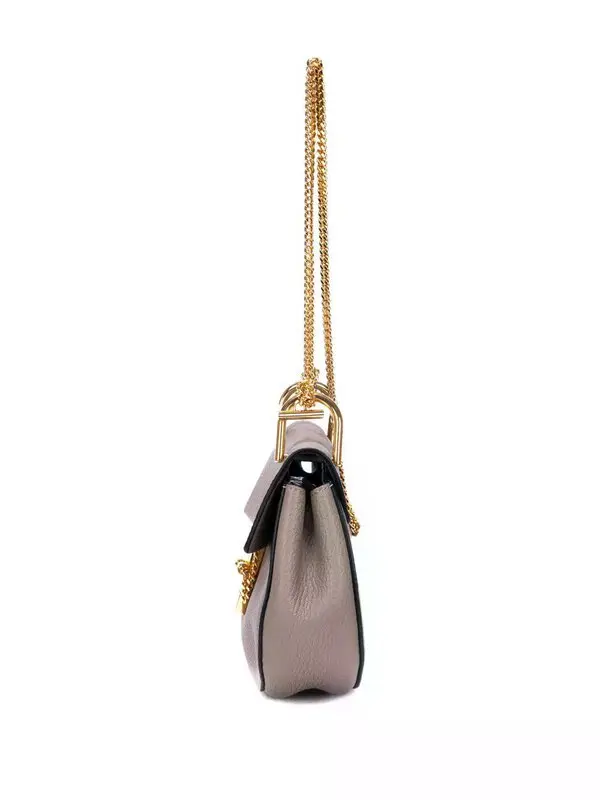 Chloé Drew Shoulder Bag - Grey