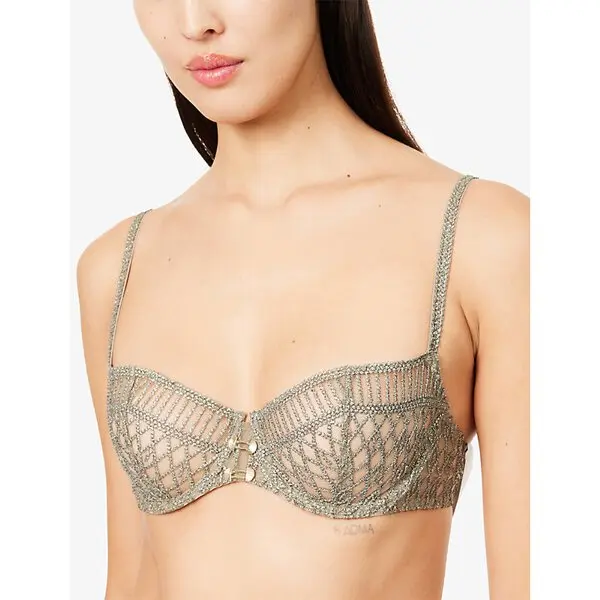 AUBADE Stardust Half Cup Embroidered Bra