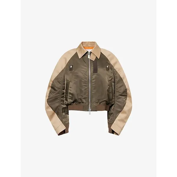 Sacai Contrast-twill Padded Shell Jacket