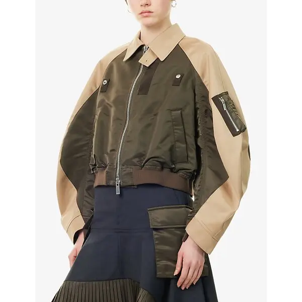 Sacai Contrast-twill Padded Shell Jacket