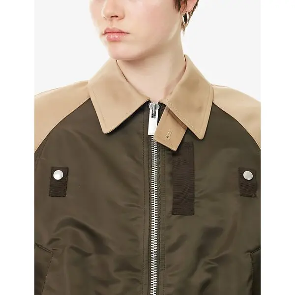 Sacai Contrast-twill Padded Shell Jacket