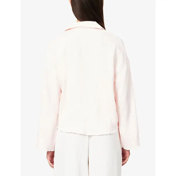 Lounge Crinkle Woven Pyjama Shirt