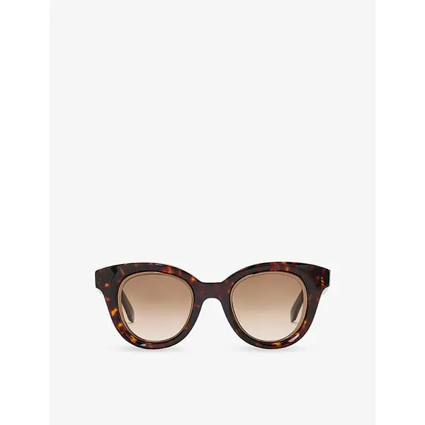 Loewe Butterfly Mini Anagram Sunglasses - Havana