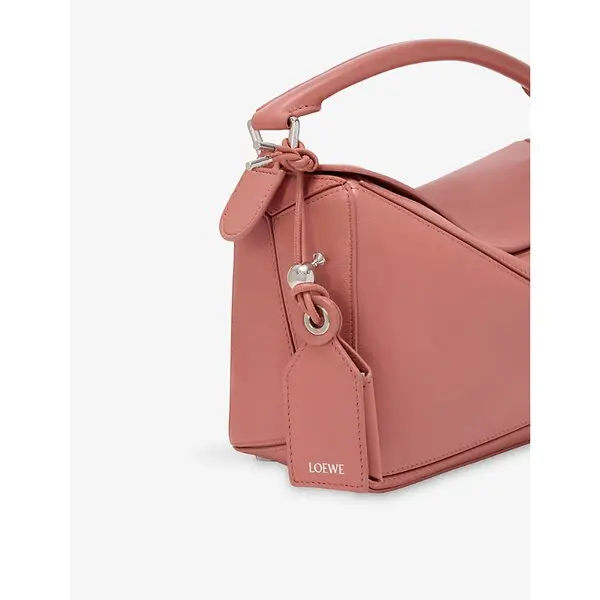Loewe Puzzle Small Leather Top-handle Bag - Blush