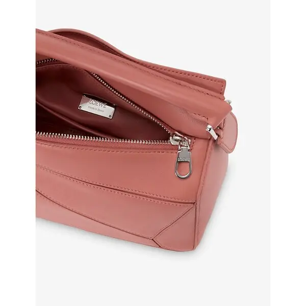 Loewe Puzzle Small Leather Top-handle Bag - Blush