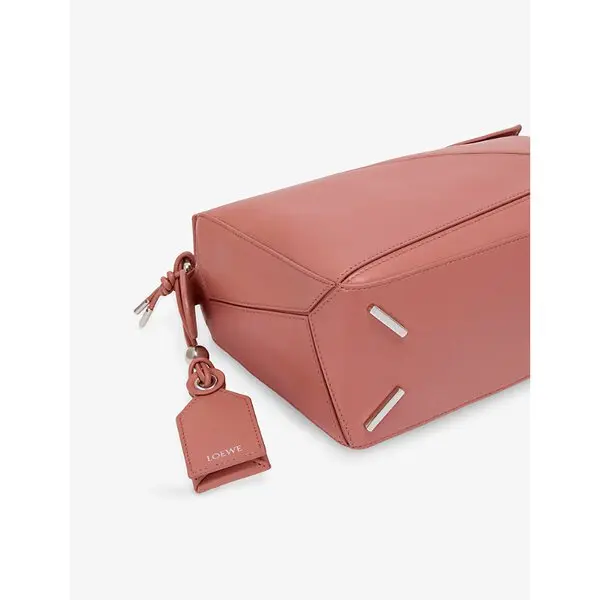Loewe Puzzle Small Leather Top-handle Bag - Blush