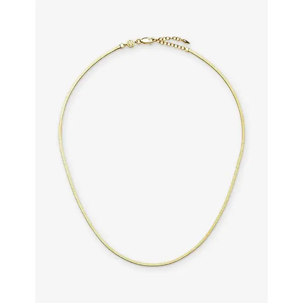 MISSOMA Lucy Williams X Short Square Snake Chain - Gold