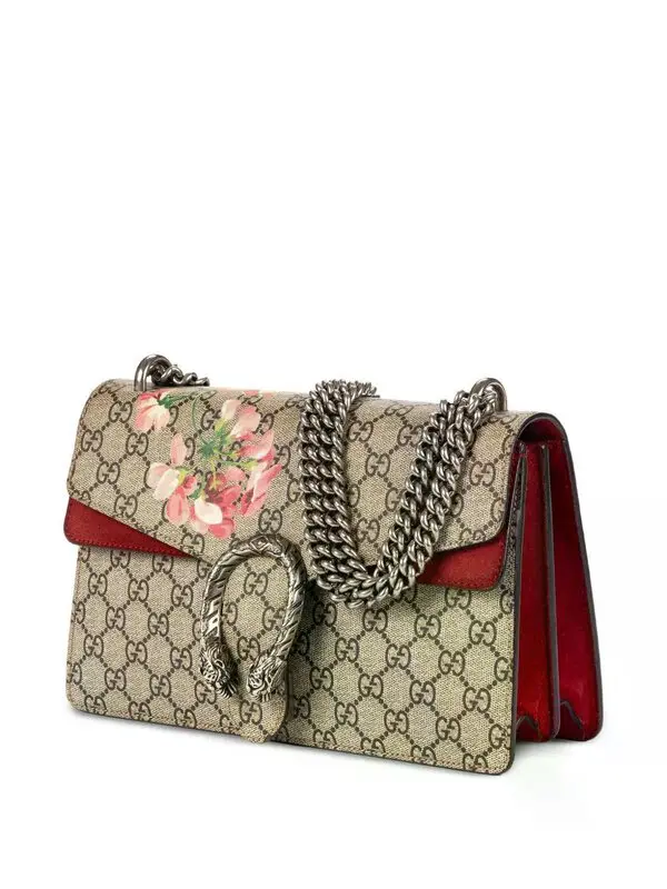 Gucci Flower Print Shoulder Bag