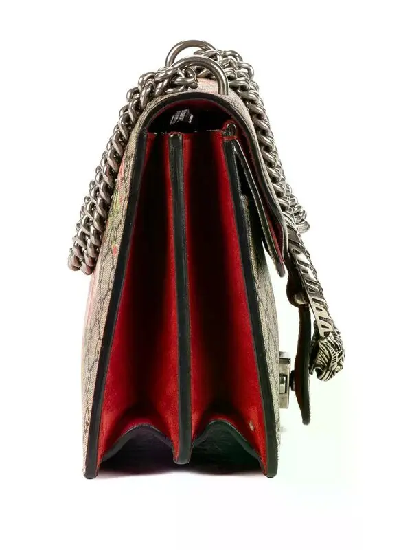 Gucci Flower Print Shoulder Bag