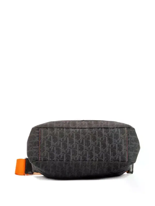 Dior 2000s Monogram Shoulder Bag - Black