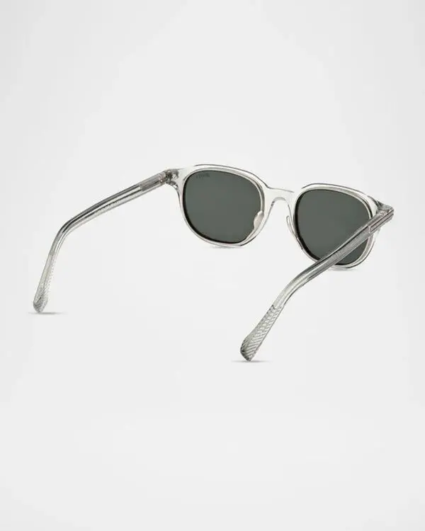 Zegna 50mm Round Frame Sunglasses