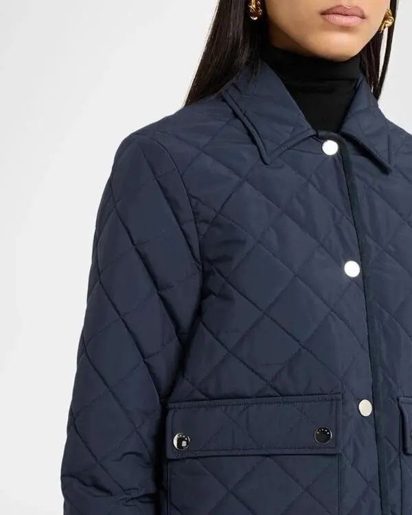 Kiton Single-breasted Quilted Overcoat
