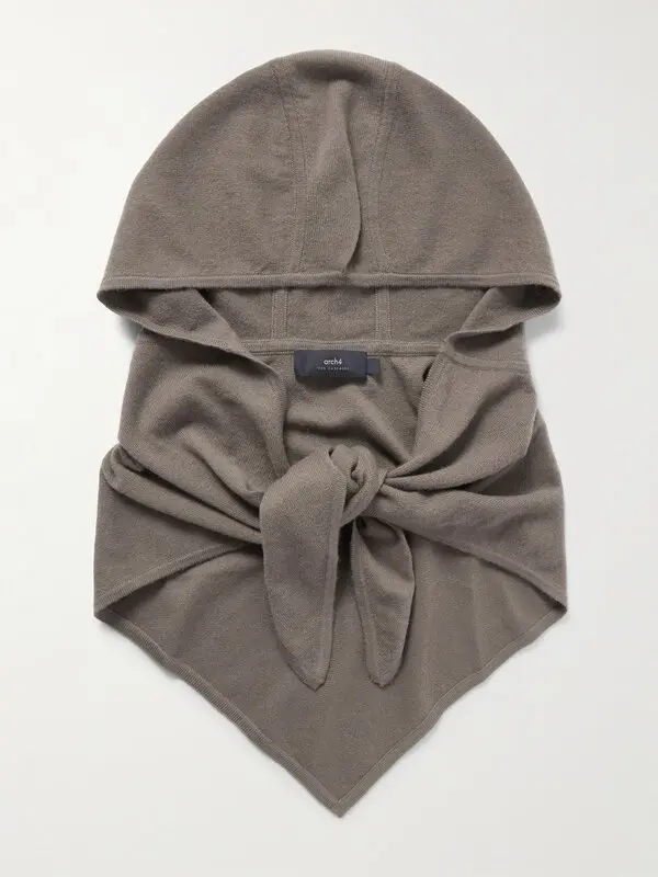 Arch4 Ziggy Hooded Cashmere Scarf - Gray