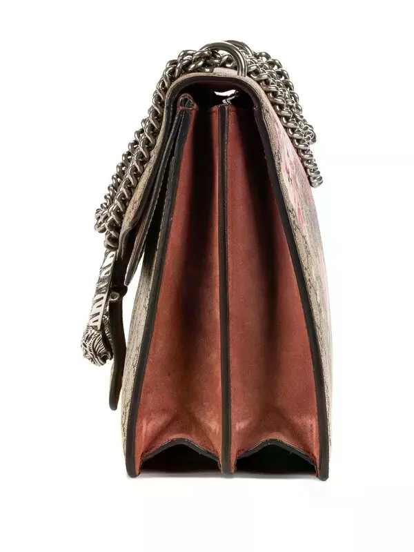 Gucci Floral-print Shoulder Bag - Neutrals