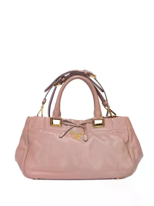 Prada Leather Top Handle Handbag