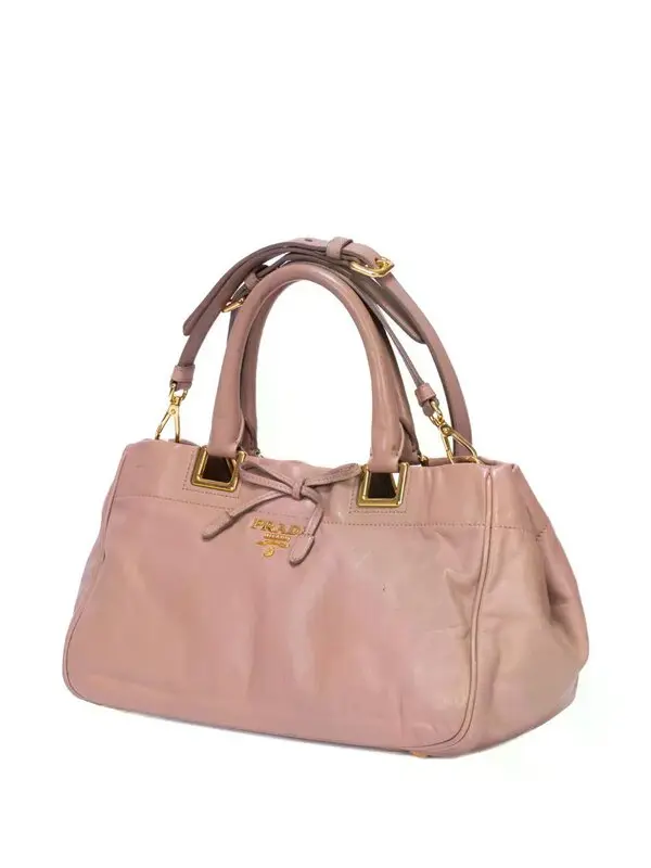Prada Leather Top Handle Handbag