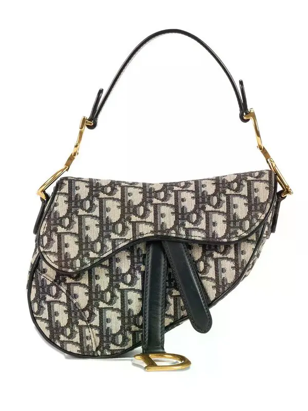 Dior Saddle Monogram Shoulder Bag