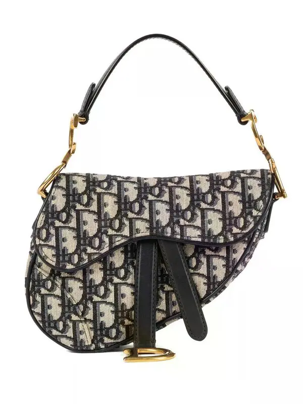 Dior Saddle Monogram Shoulder Bag