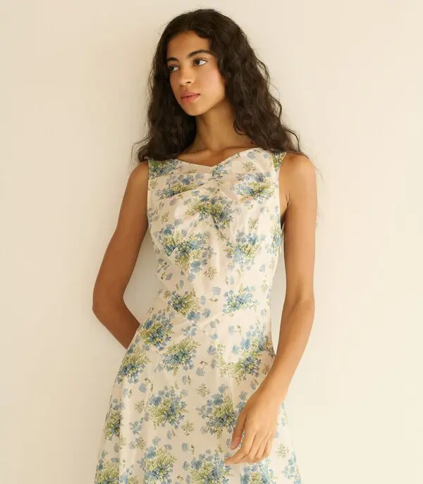 DÔEN Bruna Floral Print Dress