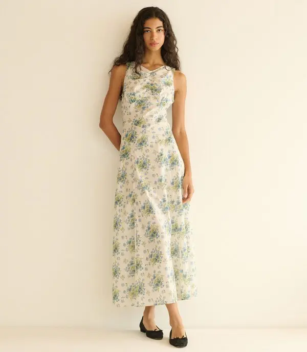 DÔEN Bruna Floral Print Dress
