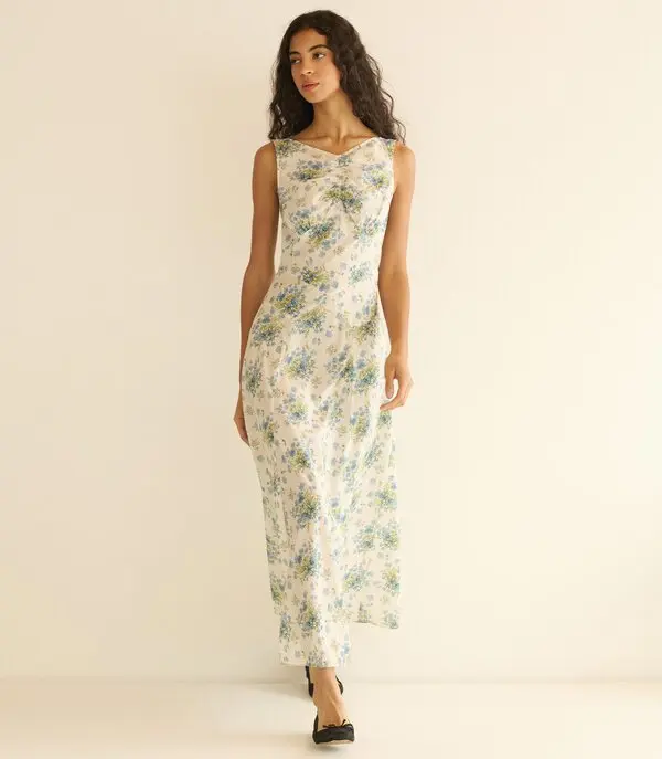 DÔEN Bruna Floral Print Dress