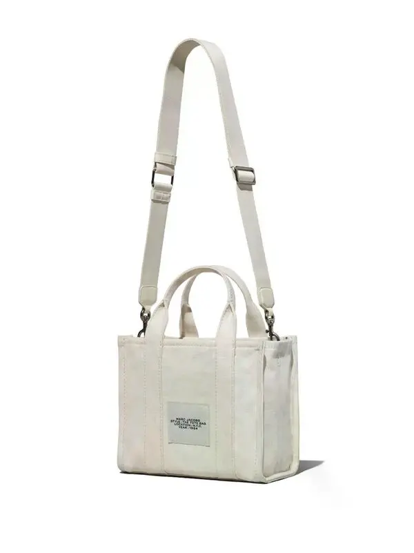 Marc Jacobs Outline Monogram Small Tote Bag - White