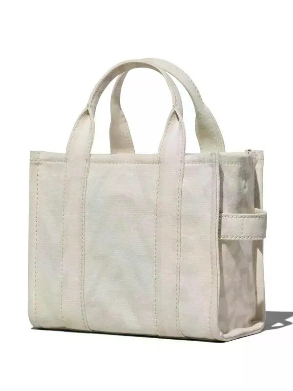 Marc Jacobs Outline Monogram Small Tote Bag - White