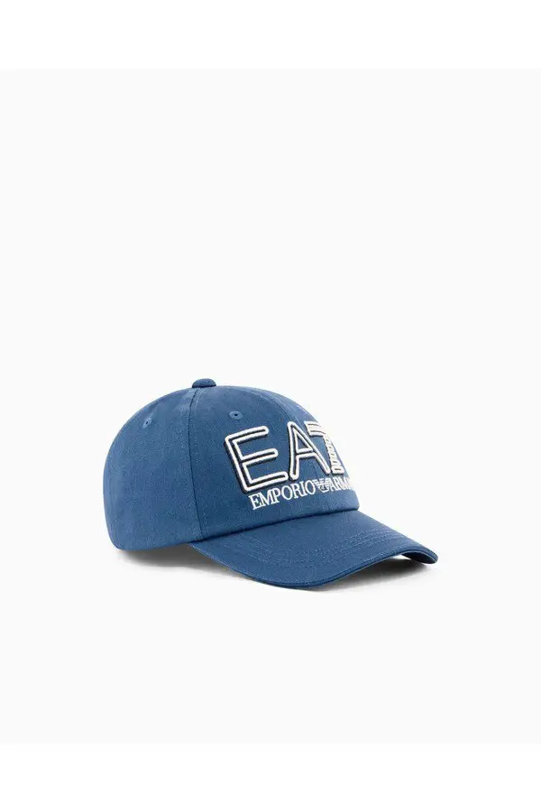 EA7 Cotton Baseball Cap - Red